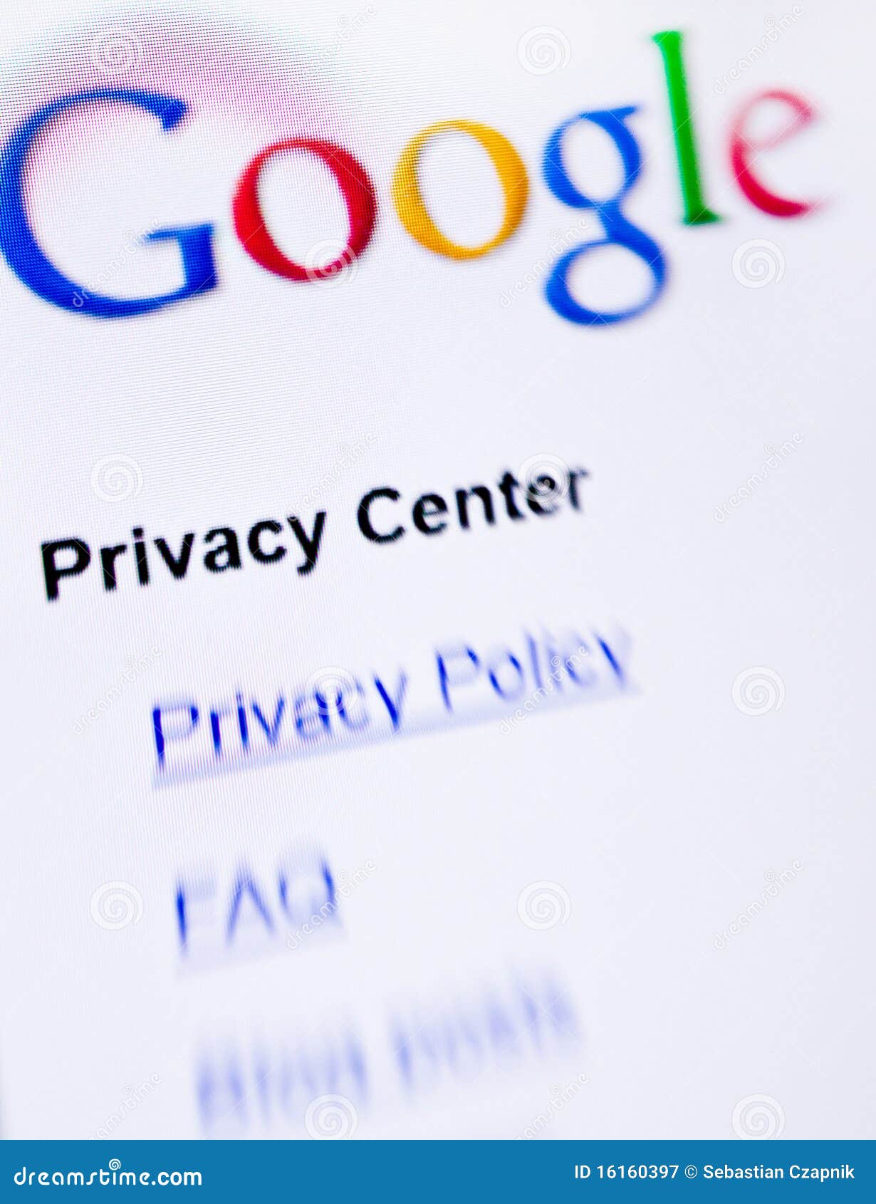 Google privacy editorial photography. Image of privacy - 16160397