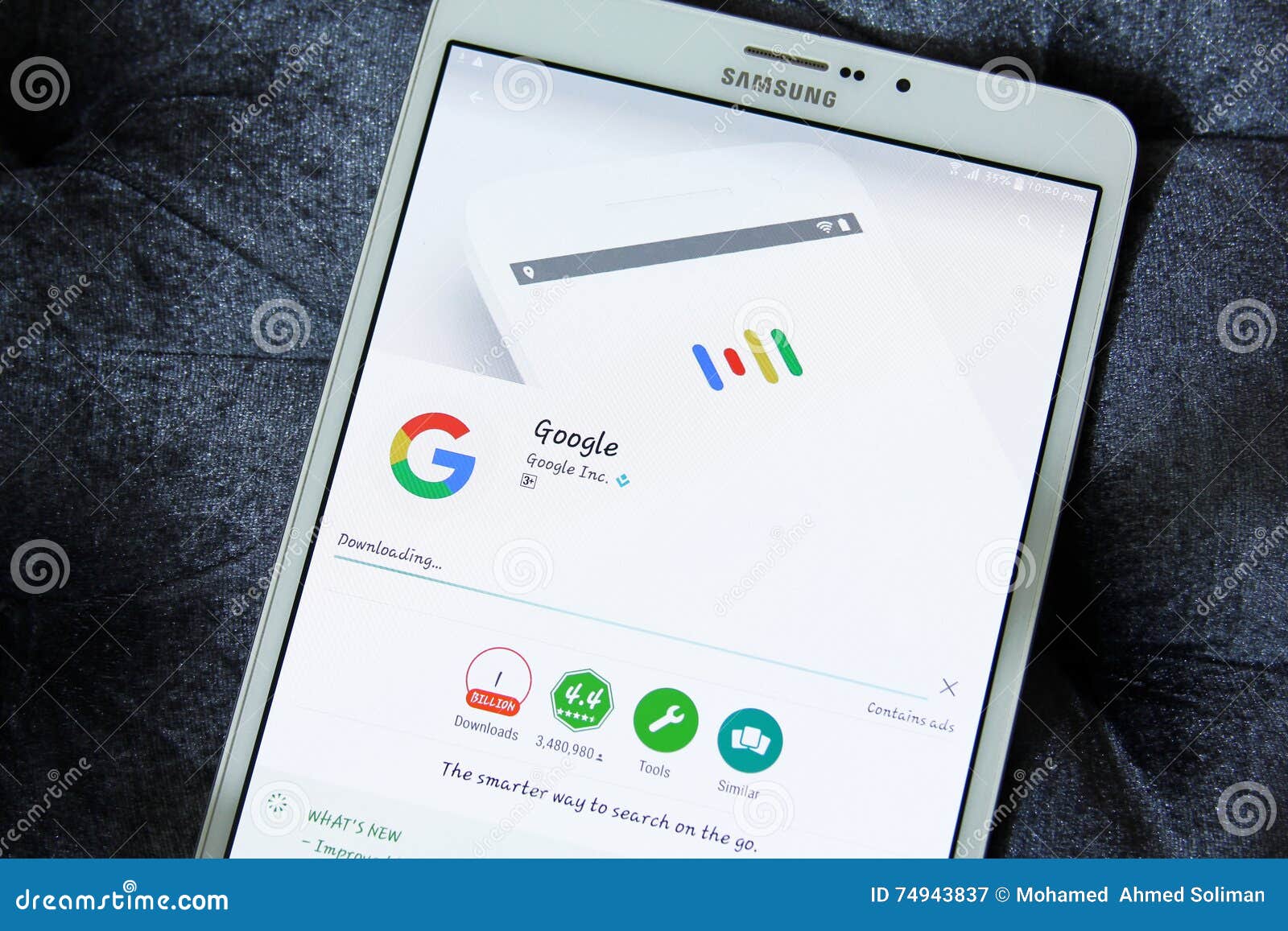 Google search app editorial photography. Image of smartphone - 74943837