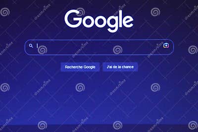 Google Search Bar with Text Editorial Stock Image - Image of document ...