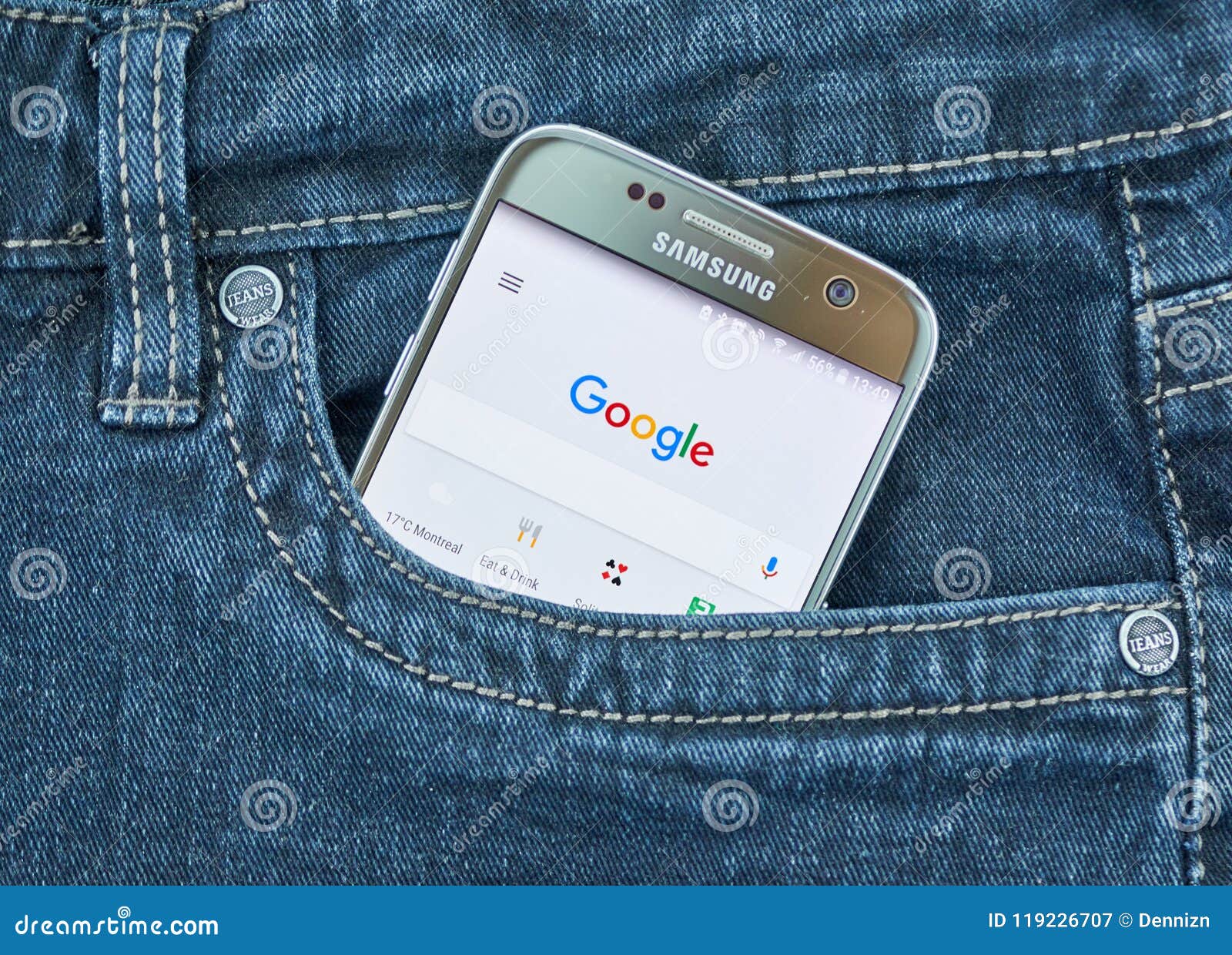 Google Search on Mobile Phone. Editorial Photography - Image of ...