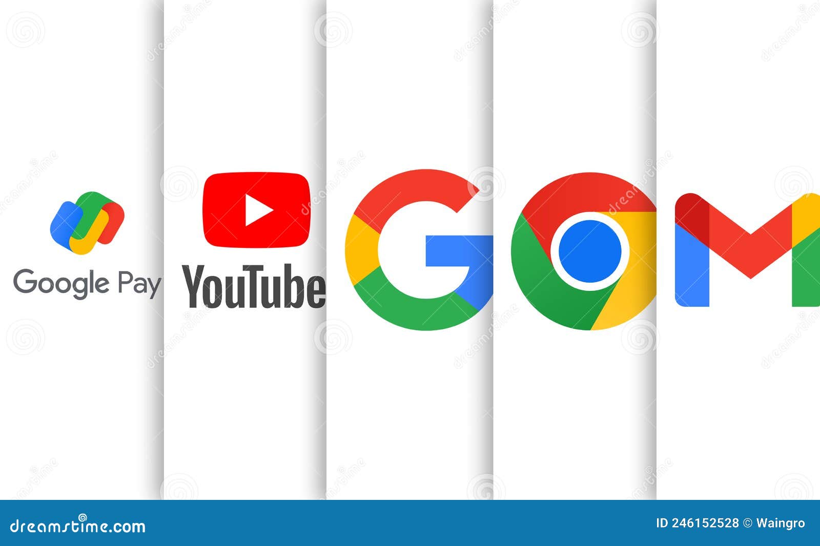 Google Services Applications Editorial Stock Photo - Illustration of ...