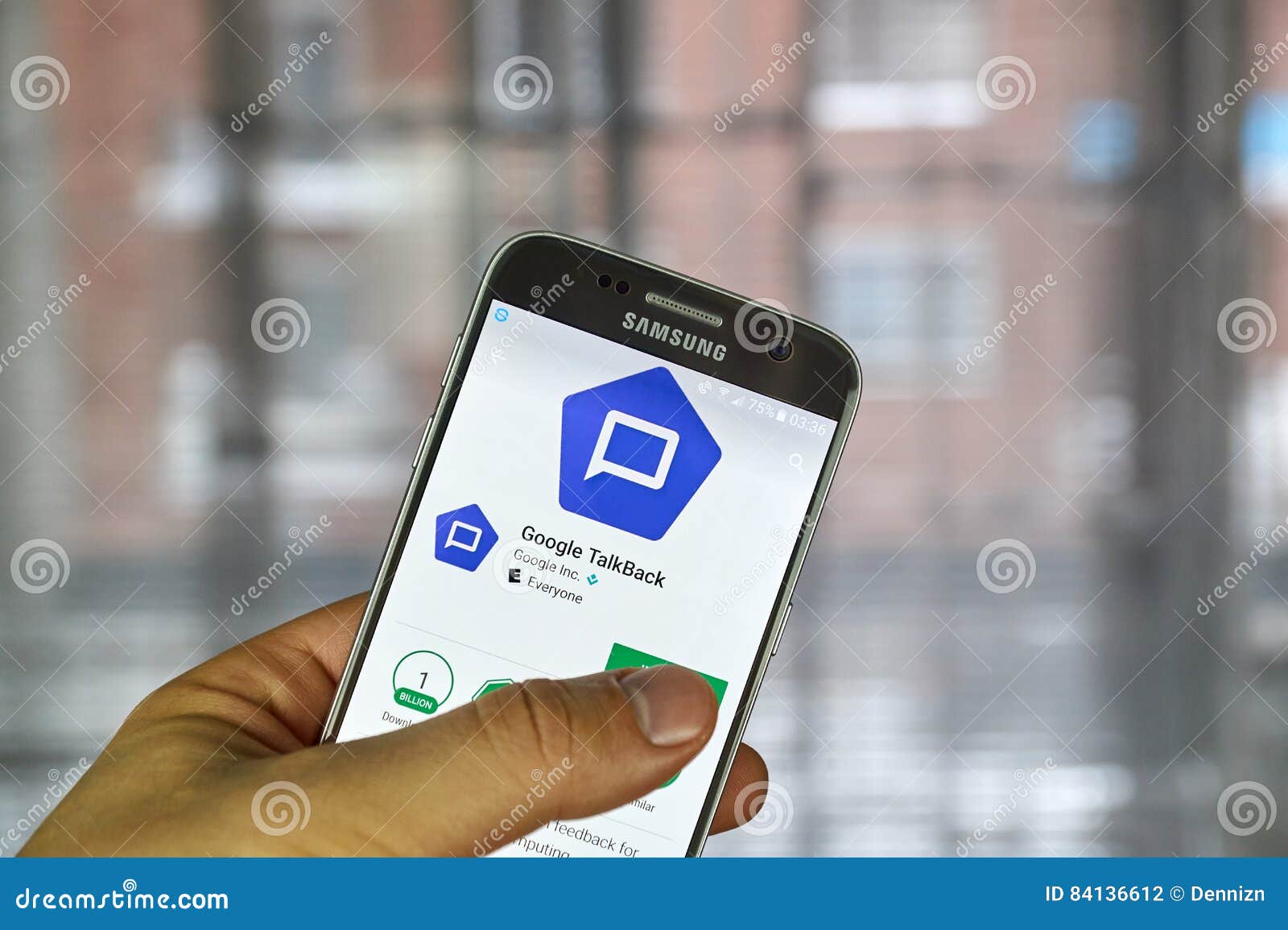 Google Talkback app editorial photography. Image of play - 84136612