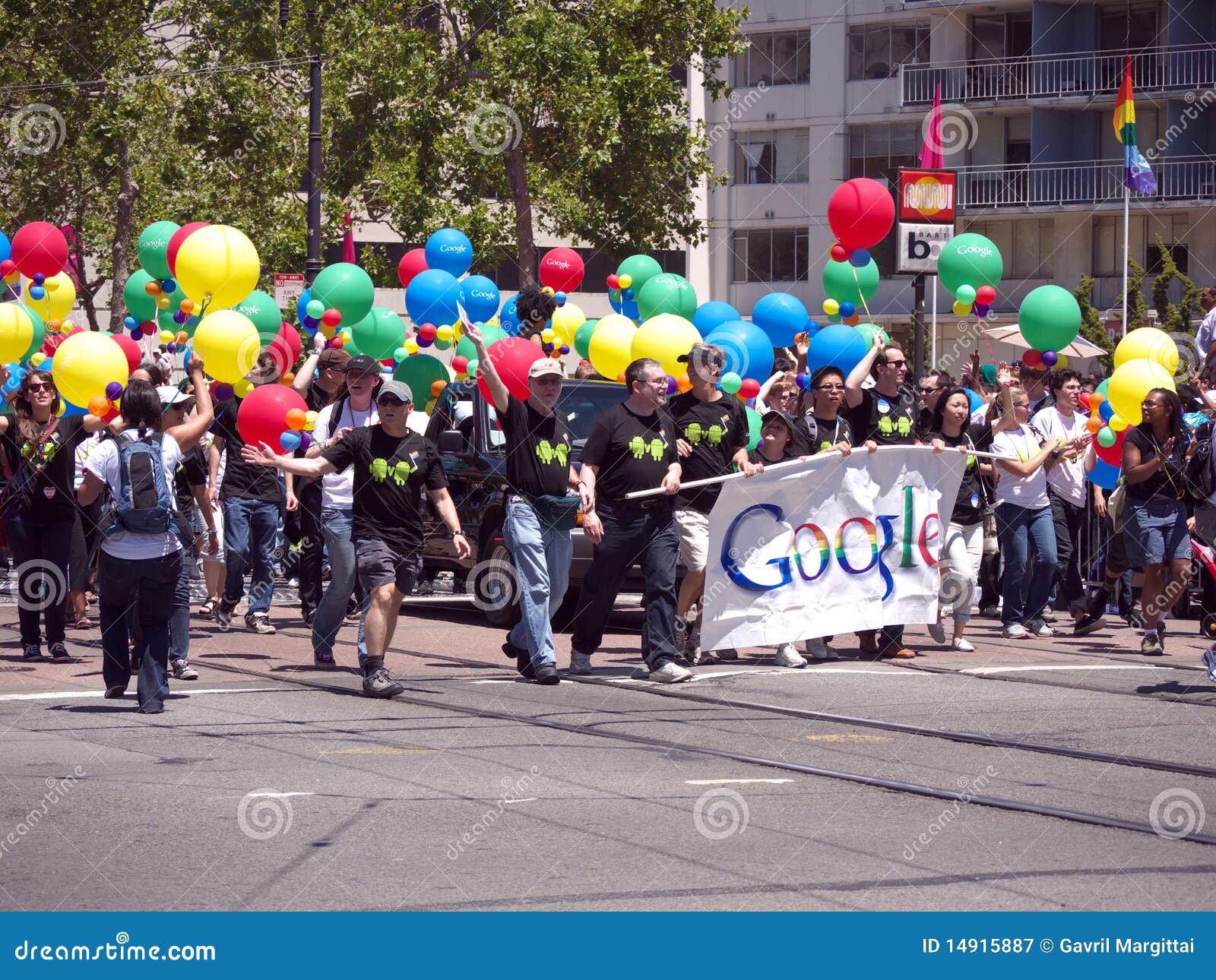 Google Team, Pride Parade San Francisco 2010 Editorial Photography ...