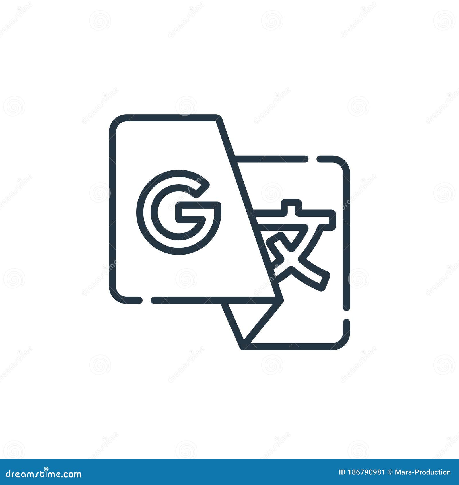Google Vector Icon. Google Editable Stroke. Google Linear Symbol for ...