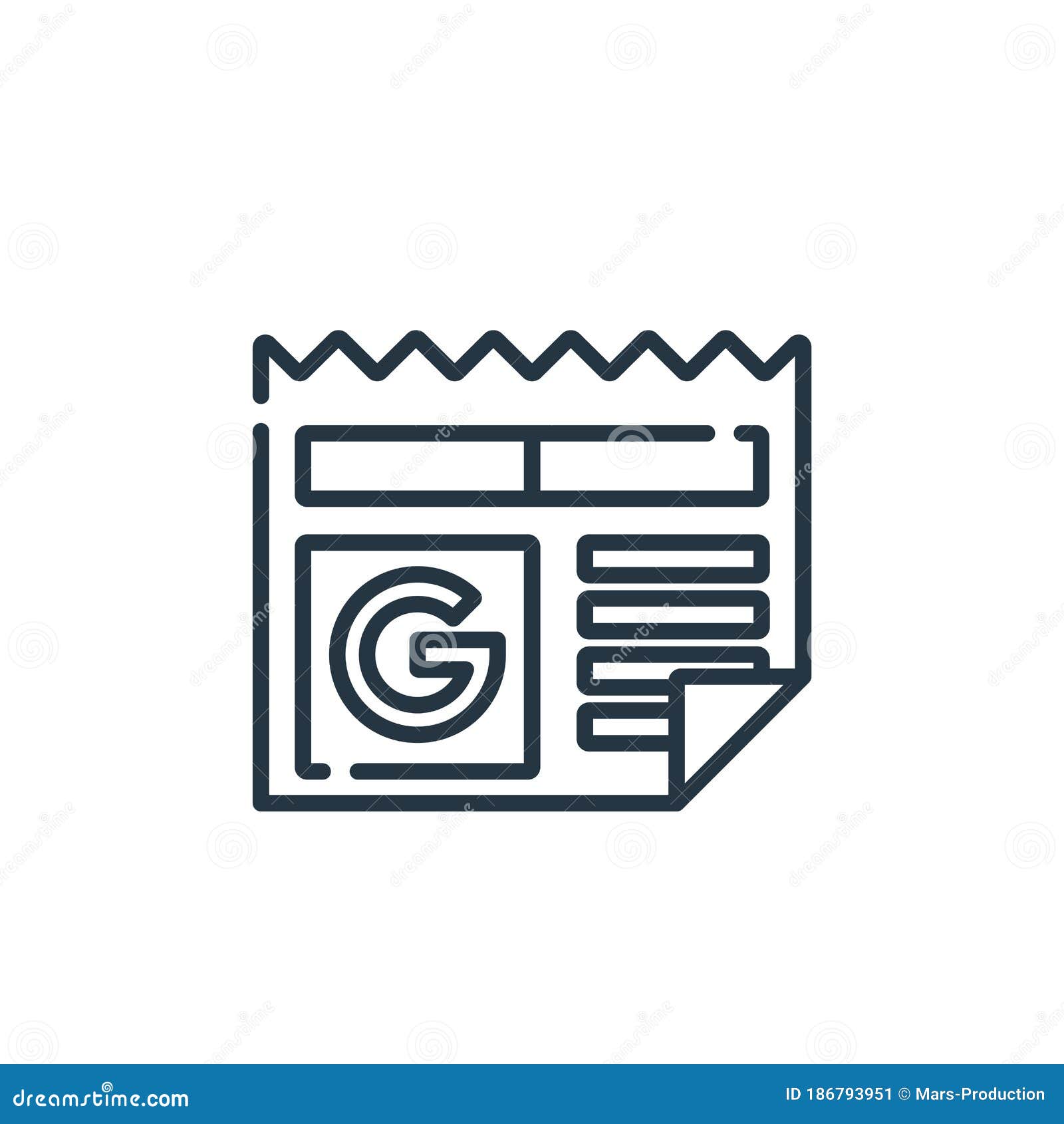 Google Vector Icon. Google Editable Stroke. Google Linear Symbol for ...