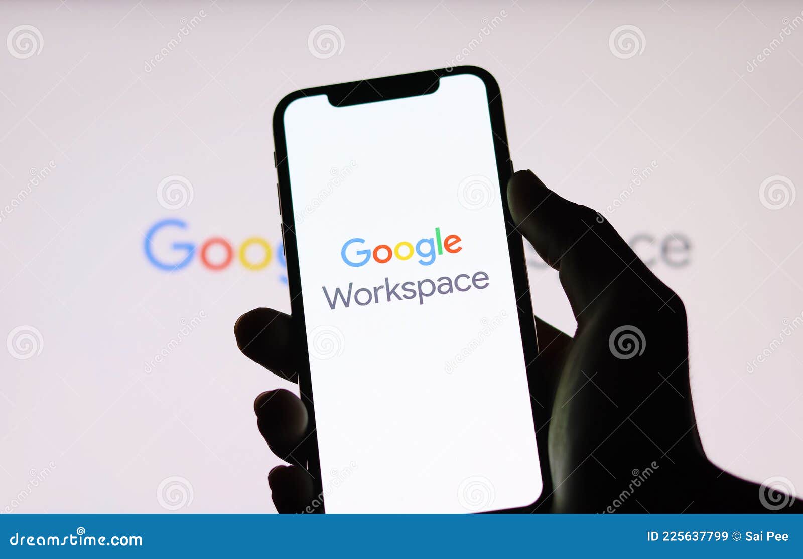 Google Workspace Logo on Computer Screen and Google Workspace Logo is ...