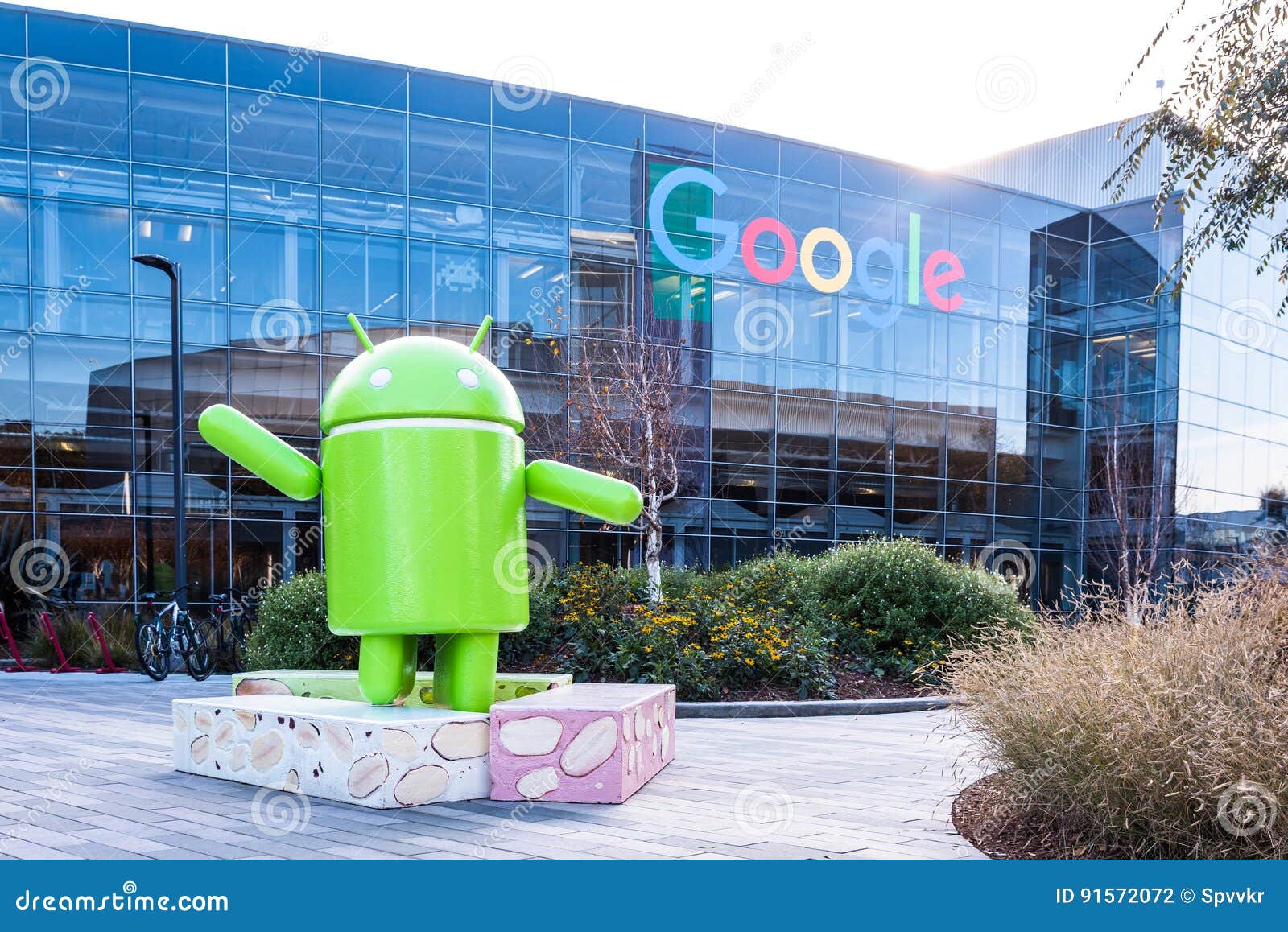Googleplex - Sièges Sociaux De Google Avec Le Chiffre D'Android ...