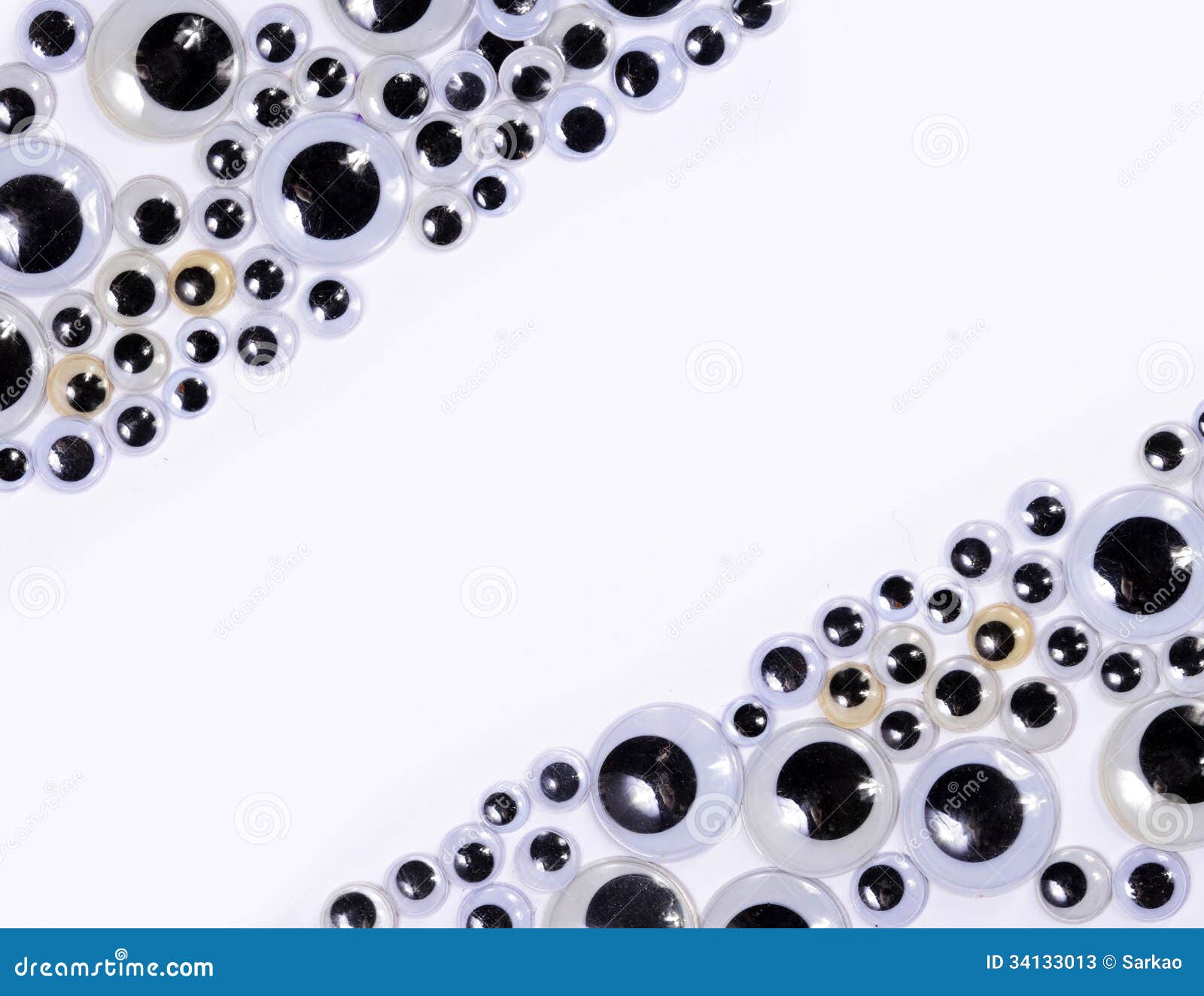 Googly eyes frame stock image. Image of hobby, white - 34133013