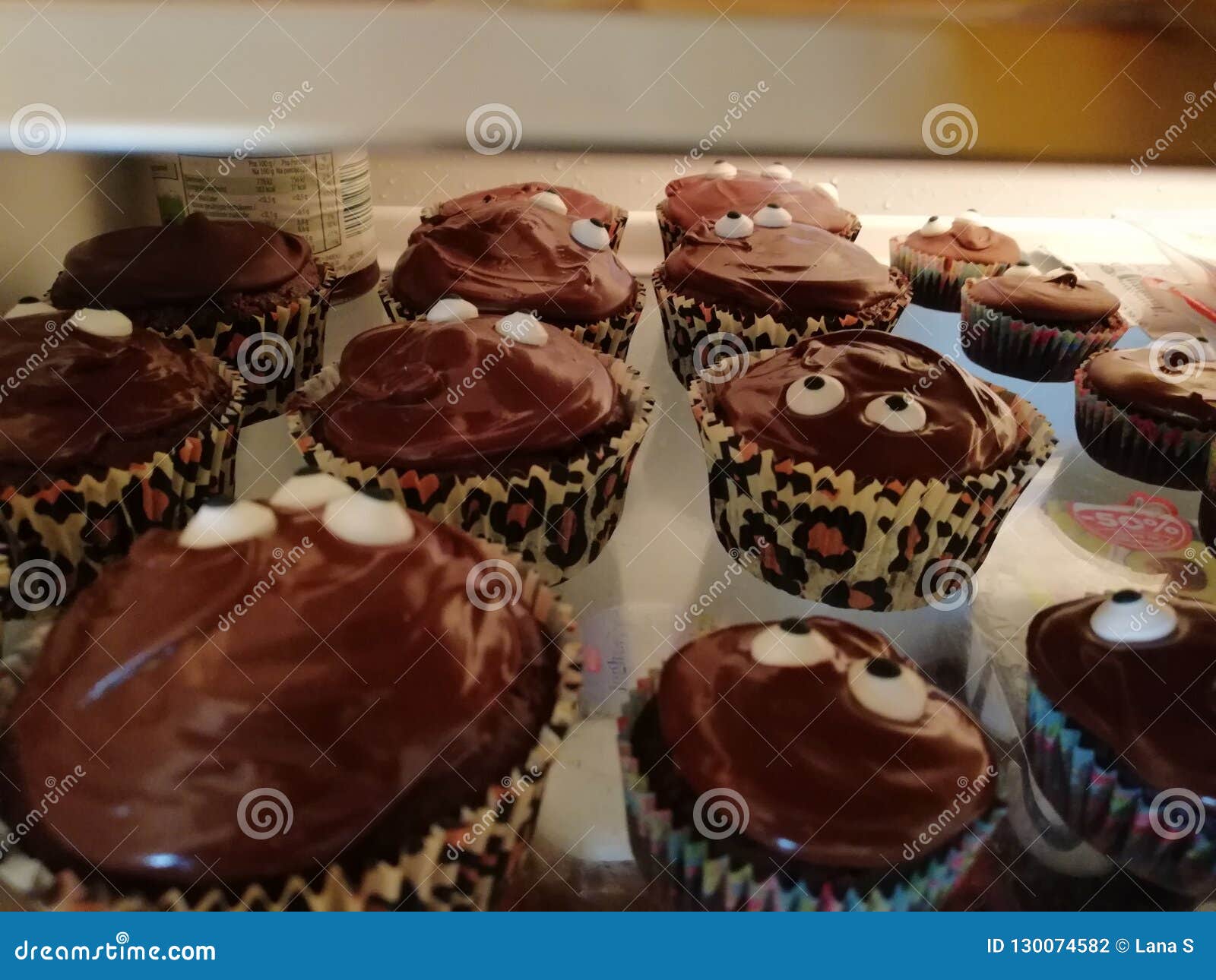 Googly eyes stock photo. Image of chocolate, googly - 130074582