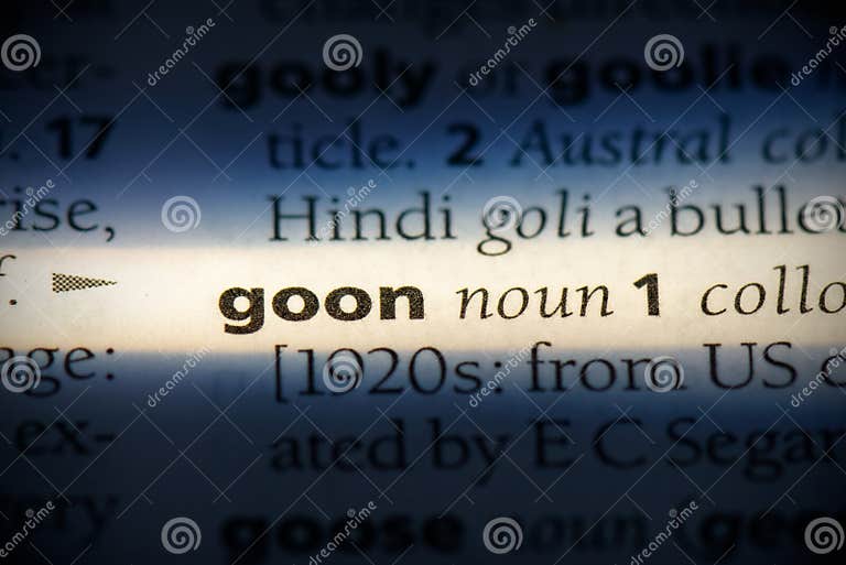 Goon stock photo. Image of education, learn, english - 161576392