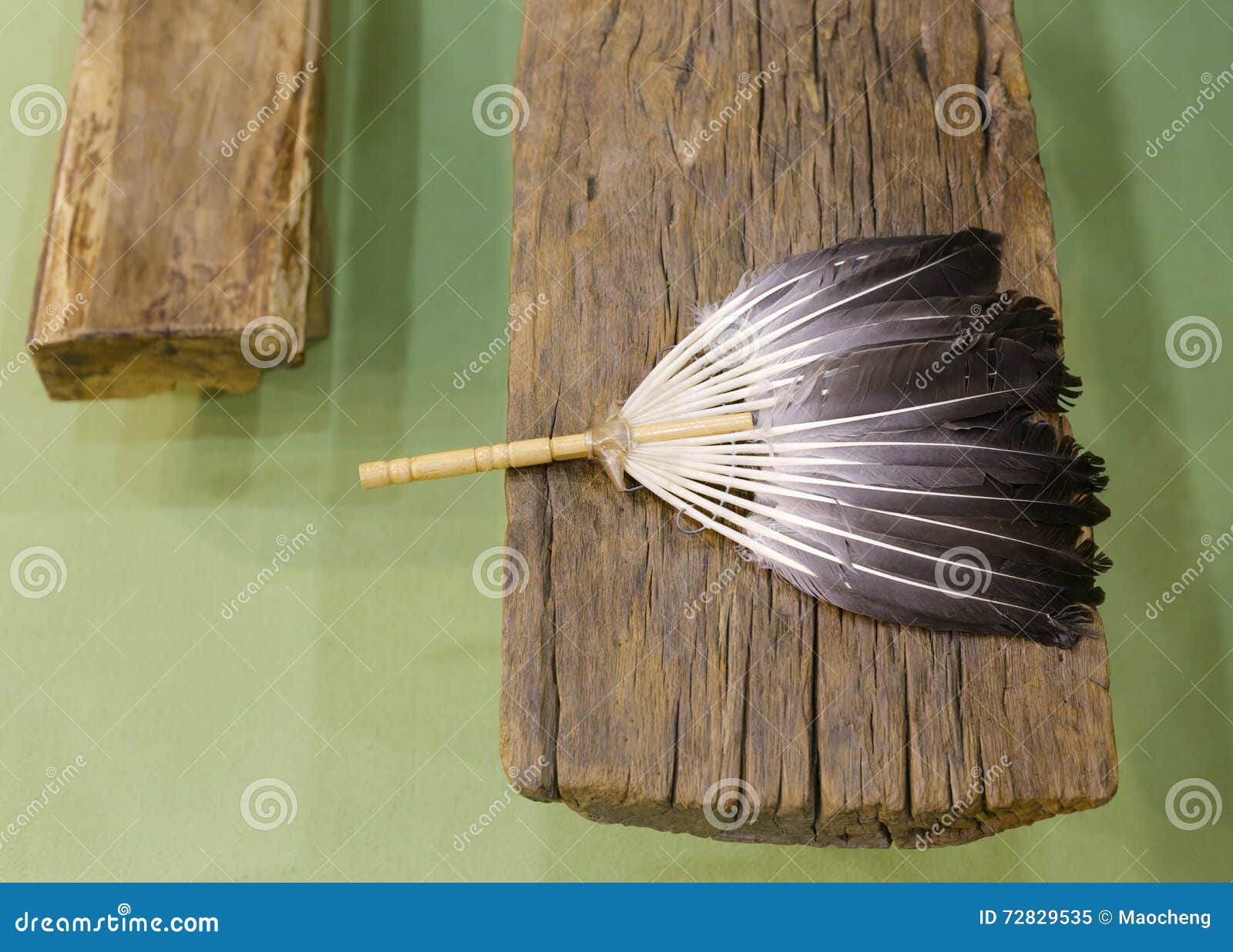 Goose feather fan stock image. Image of decorative, tradition - 72829535