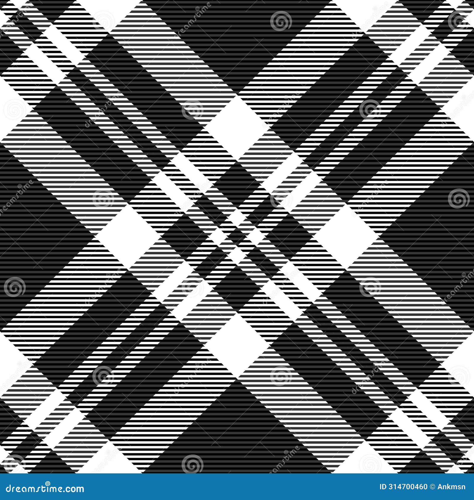 Goose Foot Texture Seamless Plaid, Customized Check Vector Tartan ...