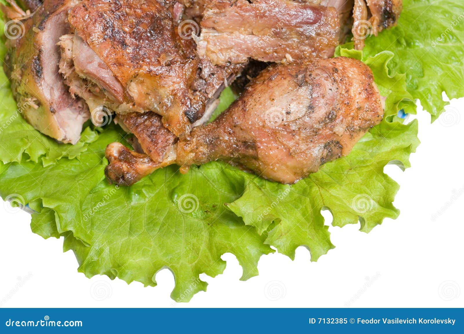 Goose fried. stock image. Image of fried, brown, delicacy - 7132385