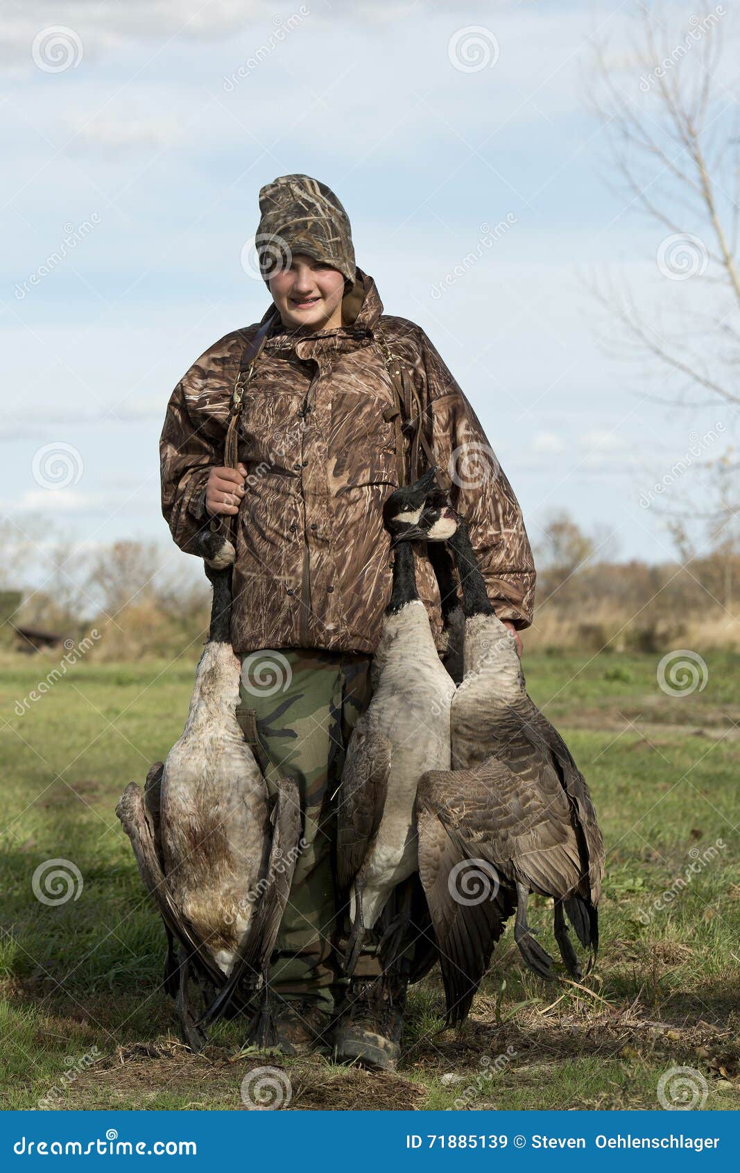 Goose Hunter stock image. Image of waterfowl, montana - 71885139