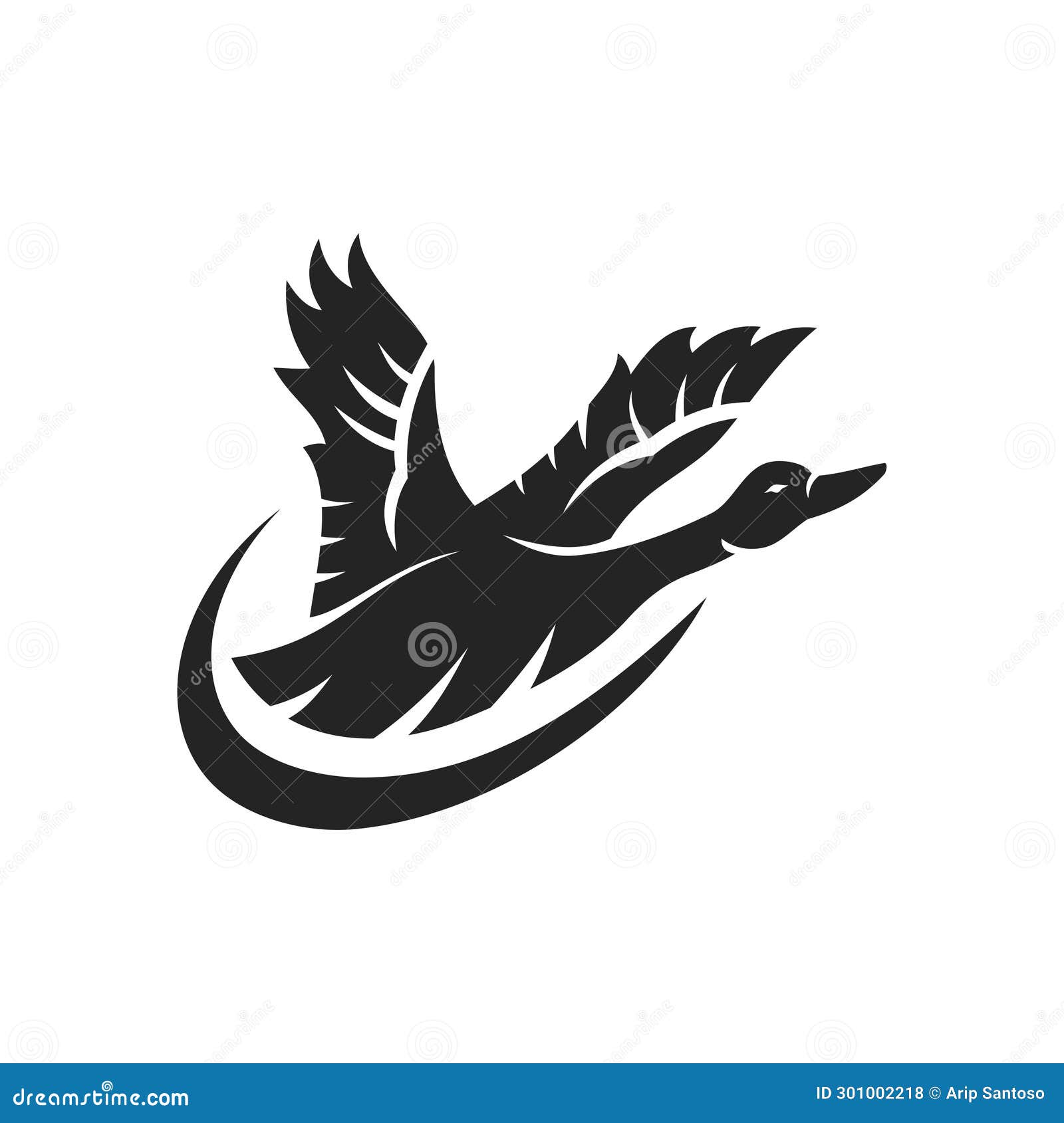 Goose Logo Template Isolated. Brand Identity. Icon Abstract Vector ...