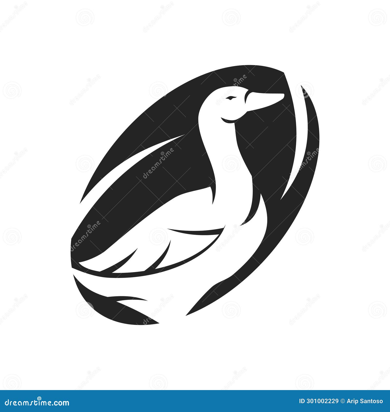 Goose Logo Template Isolated. Brand Identity. Icon Abstract Vector ...