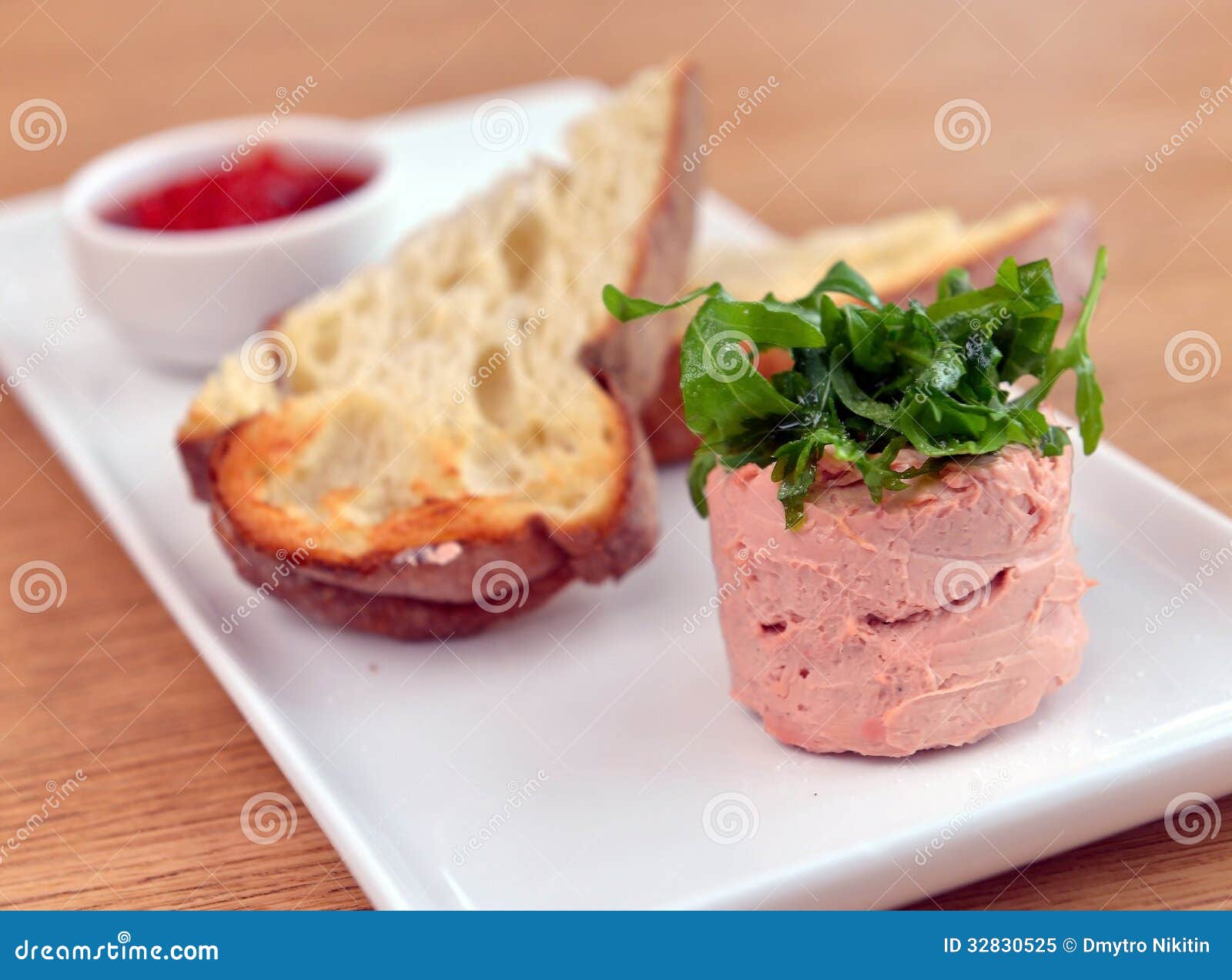Goose pate with bread stock image. Image of goose, food - 32830525