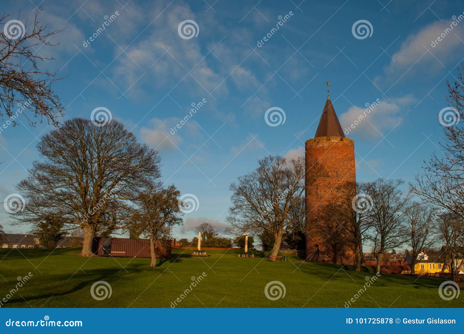 Tower at Vordingborg Castle Ruins in Denmark Stock Photo - Image of ...