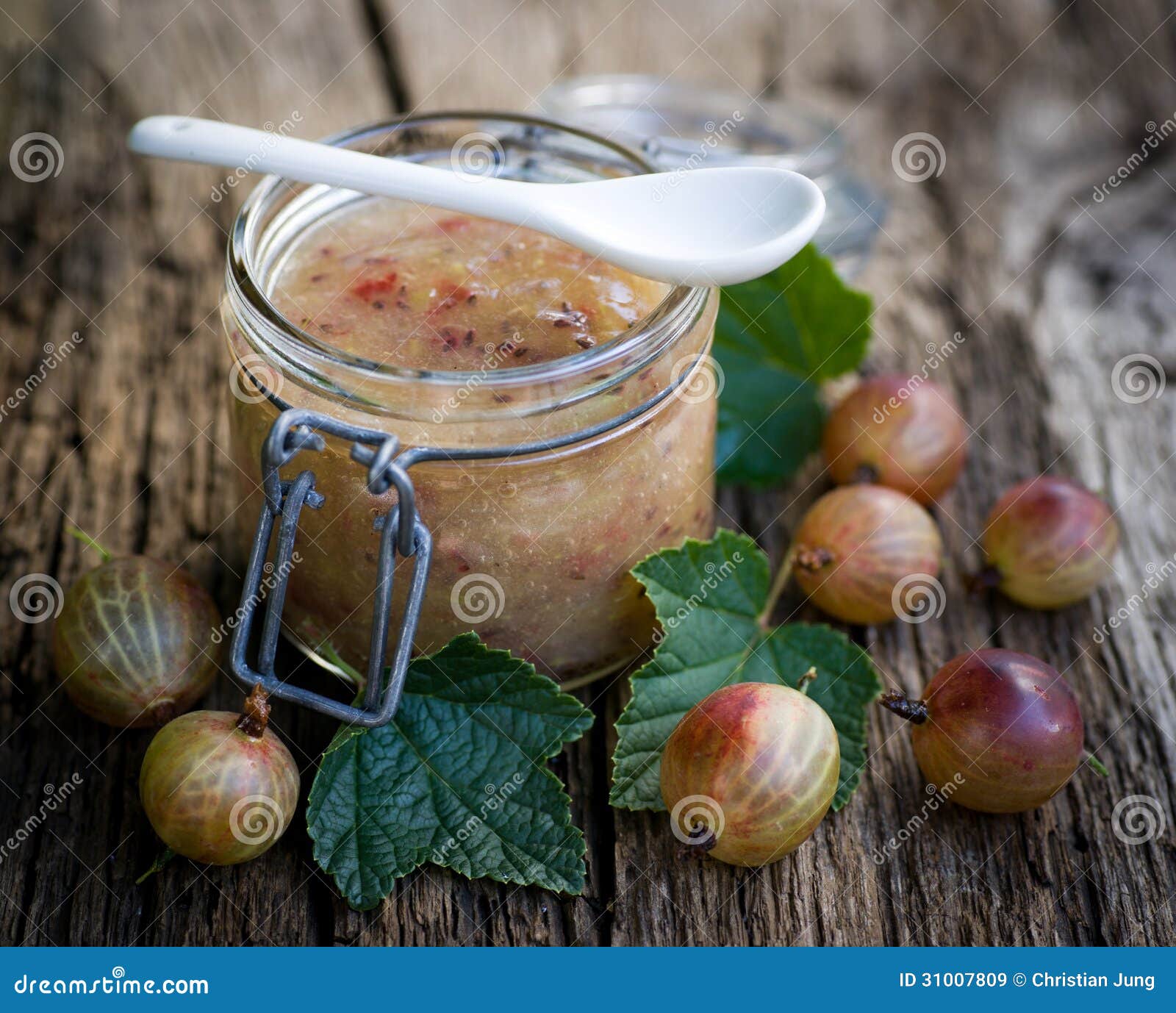 Gooseberry jam stock image. Image of fruits, nutrition - 31007809