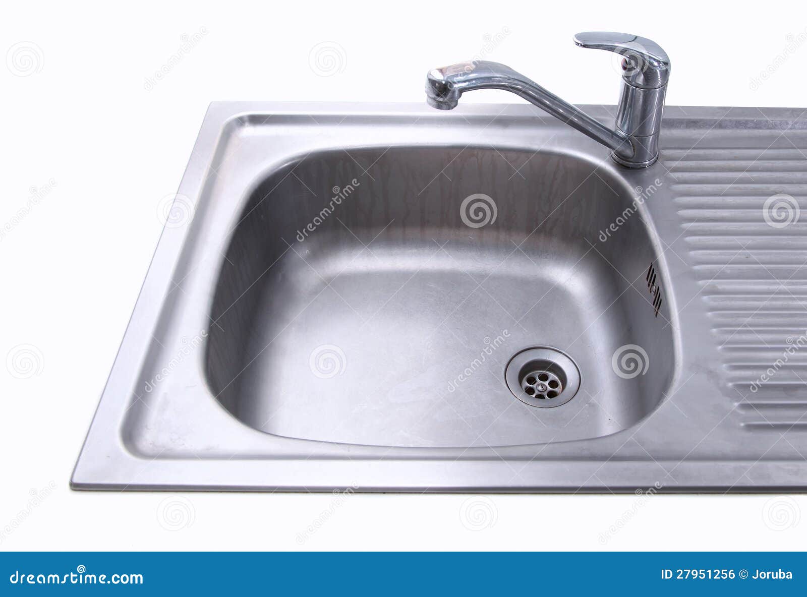 Gootsteen stock foto. Image of roestvrij, modern, tapkraan - 27951256