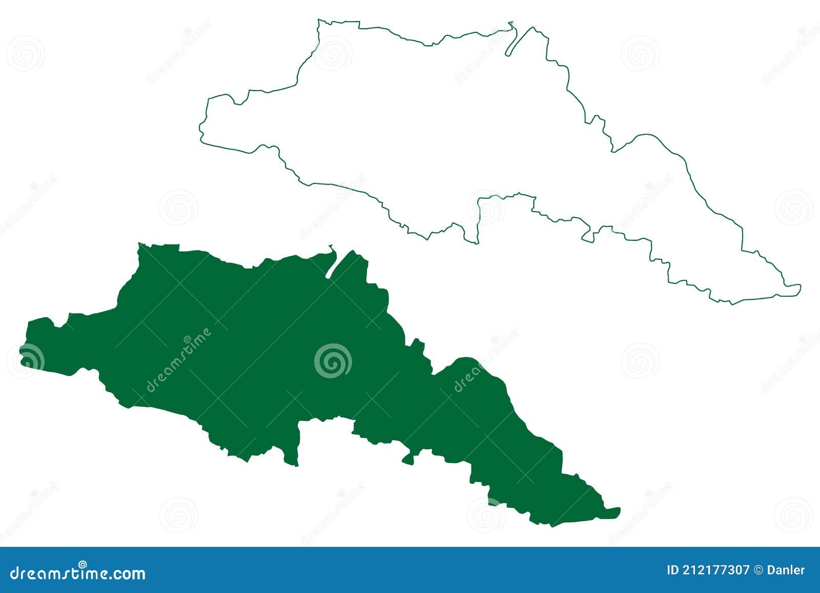 Saran District Bihar State, Division, Republic Of India Map Vector ...