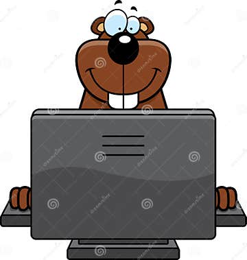Gopher Computer stock vector. Illustration of surf, computer - 14533316
