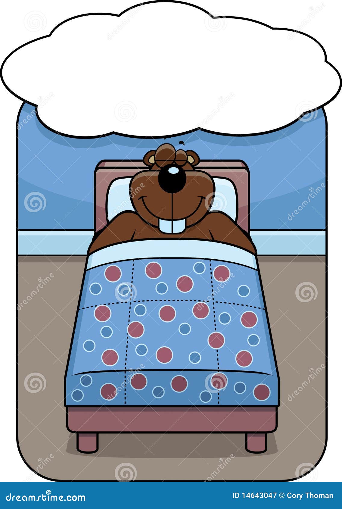 Gopher Dreaming stock vector. Illustration of gopher - 14643047