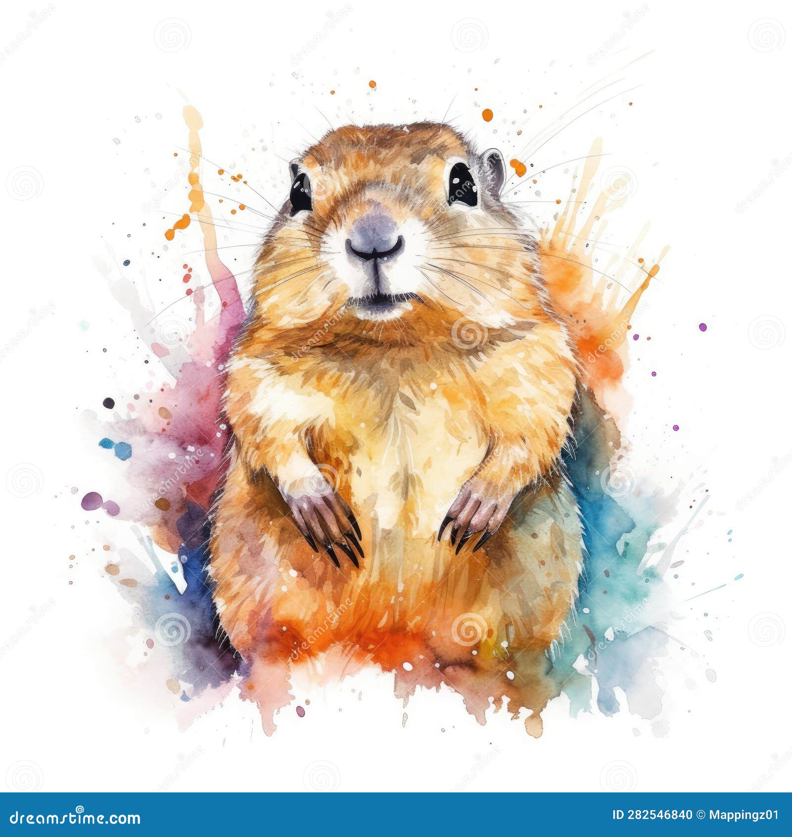 Gopher Generative Ai stock illustration. Illustration of realistic ...