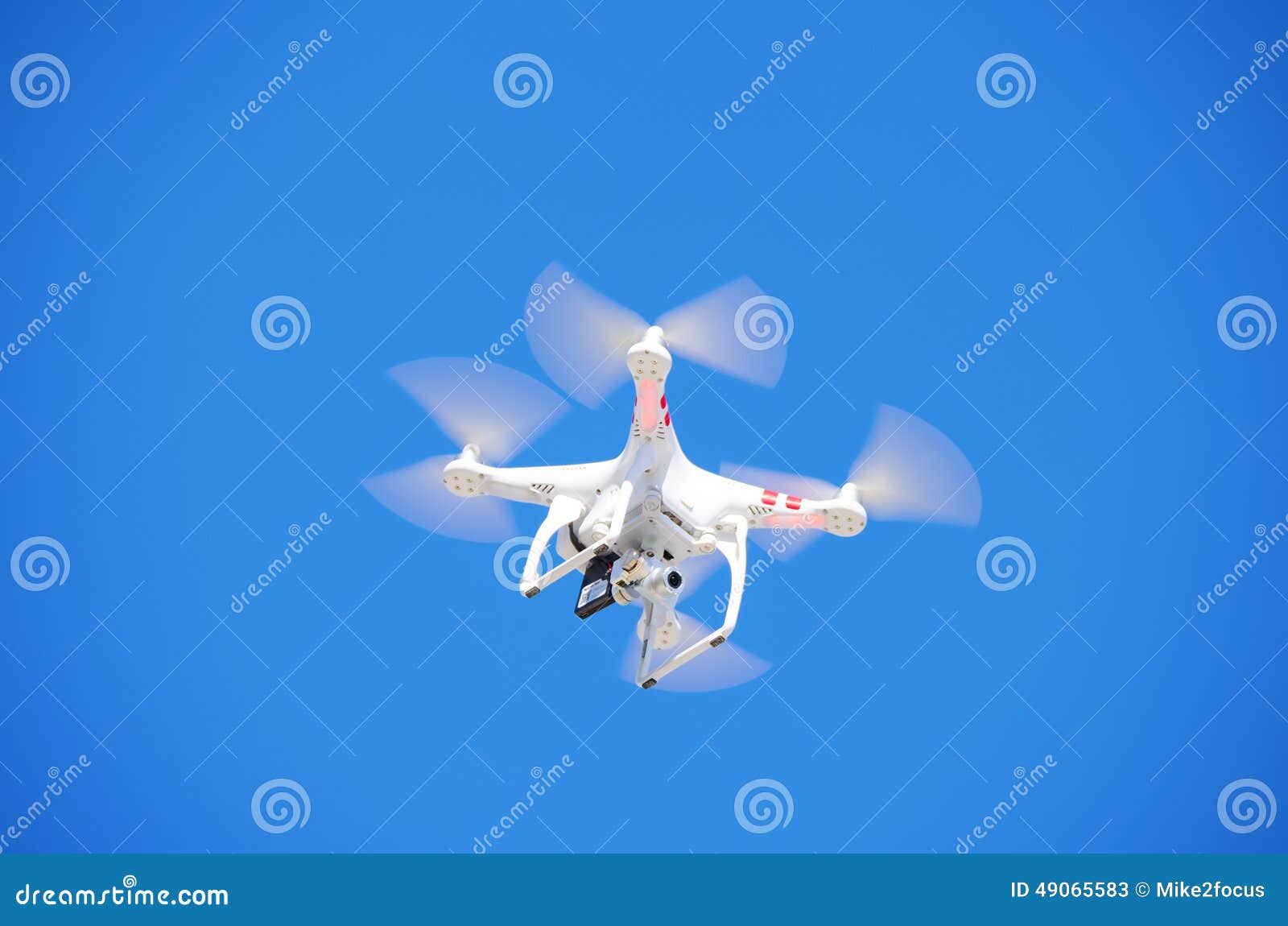 GoPro Quadcopter Drone W Camera Flying Editorial Stock Photo - Image of ...