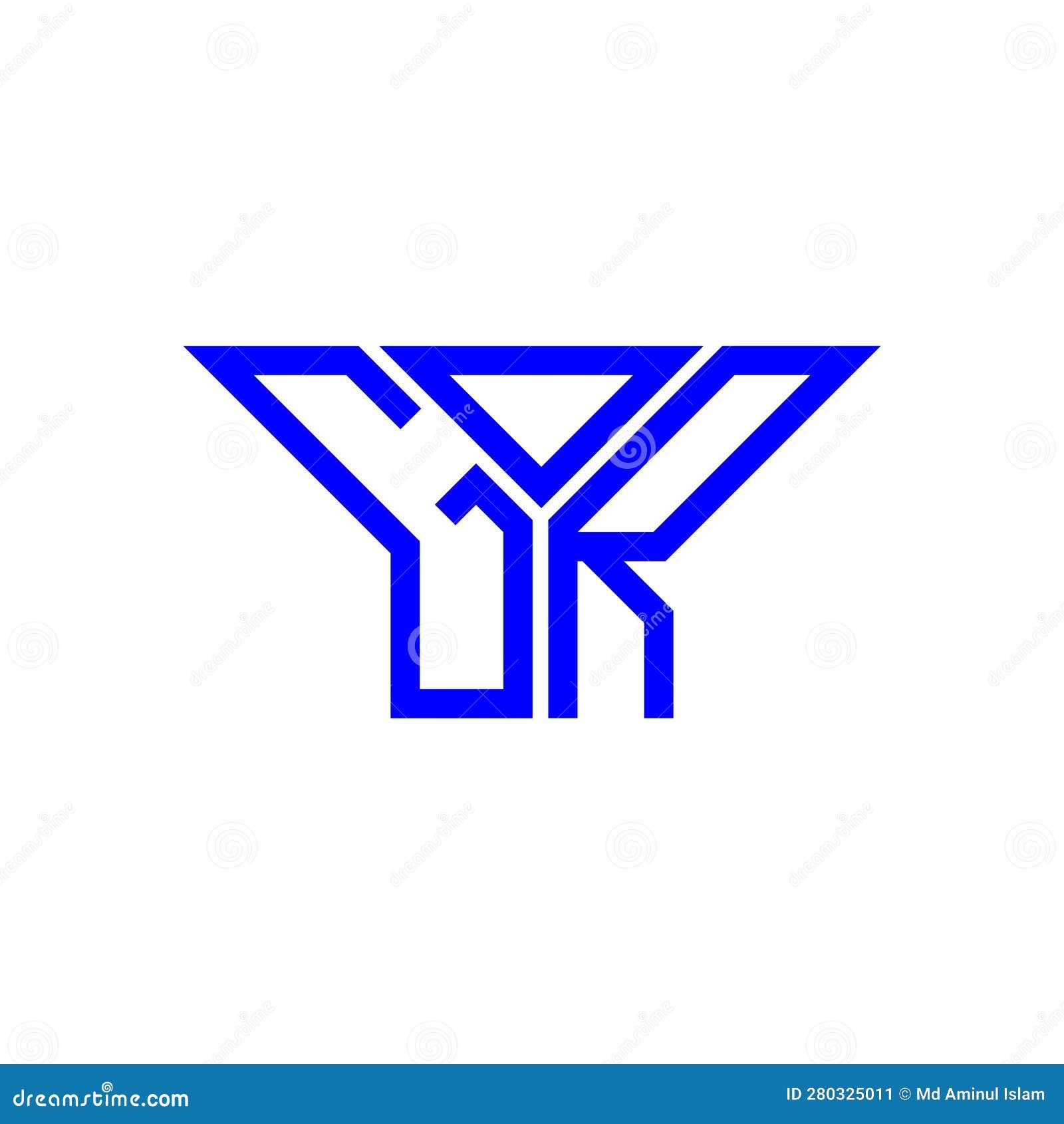 GOR Letter Logo Creative Design with Vector Graphic, GOR Simple and ...