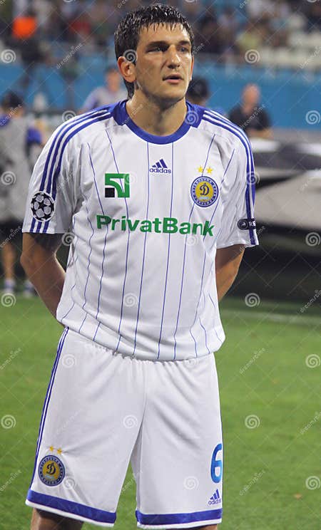 Goran Popov of Dynamo Kyiv editorial stock photo. Image of defender ...