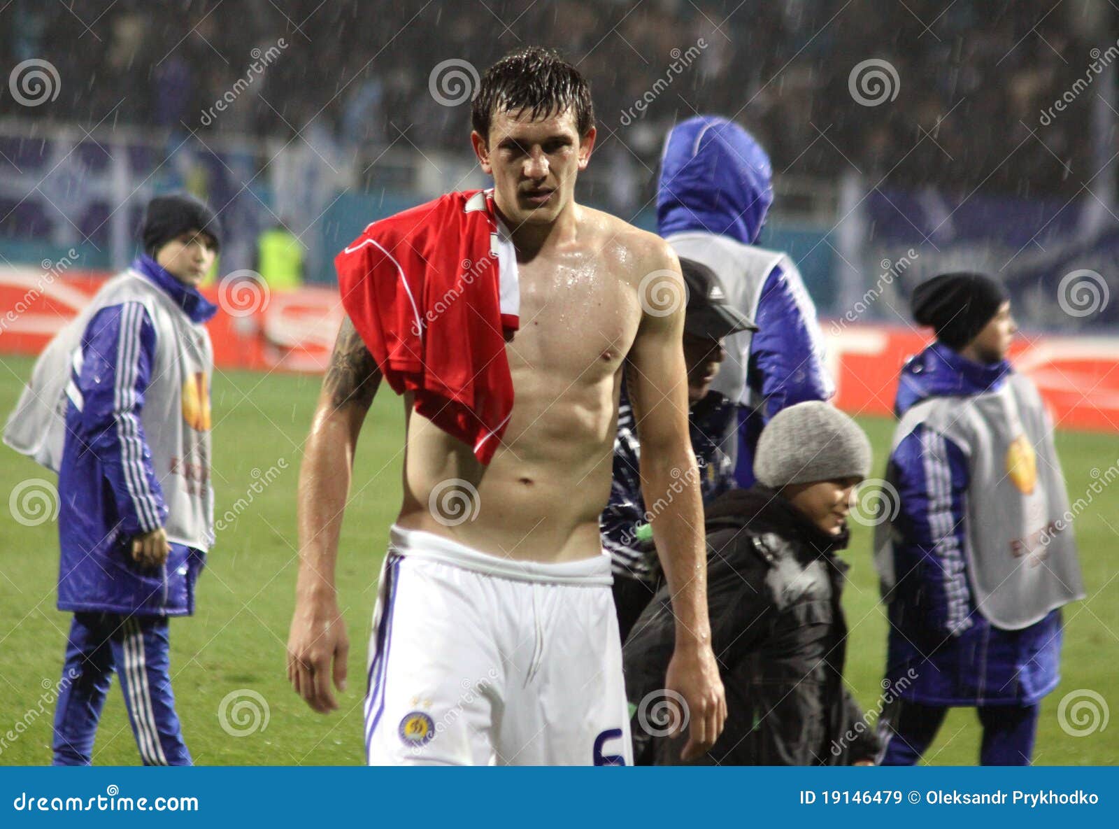 Goran Popov of Dynamo Kyiv editorial stock image. Image of football ...