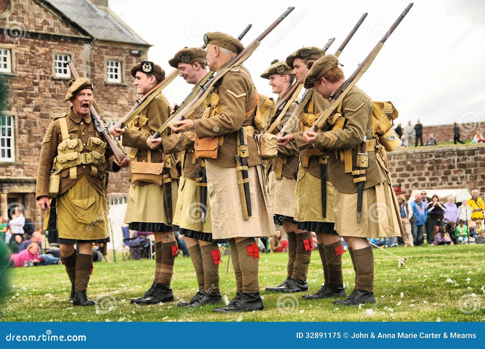 Gordon Highlanders imagem editorial. Imagem de mundo - 32891175