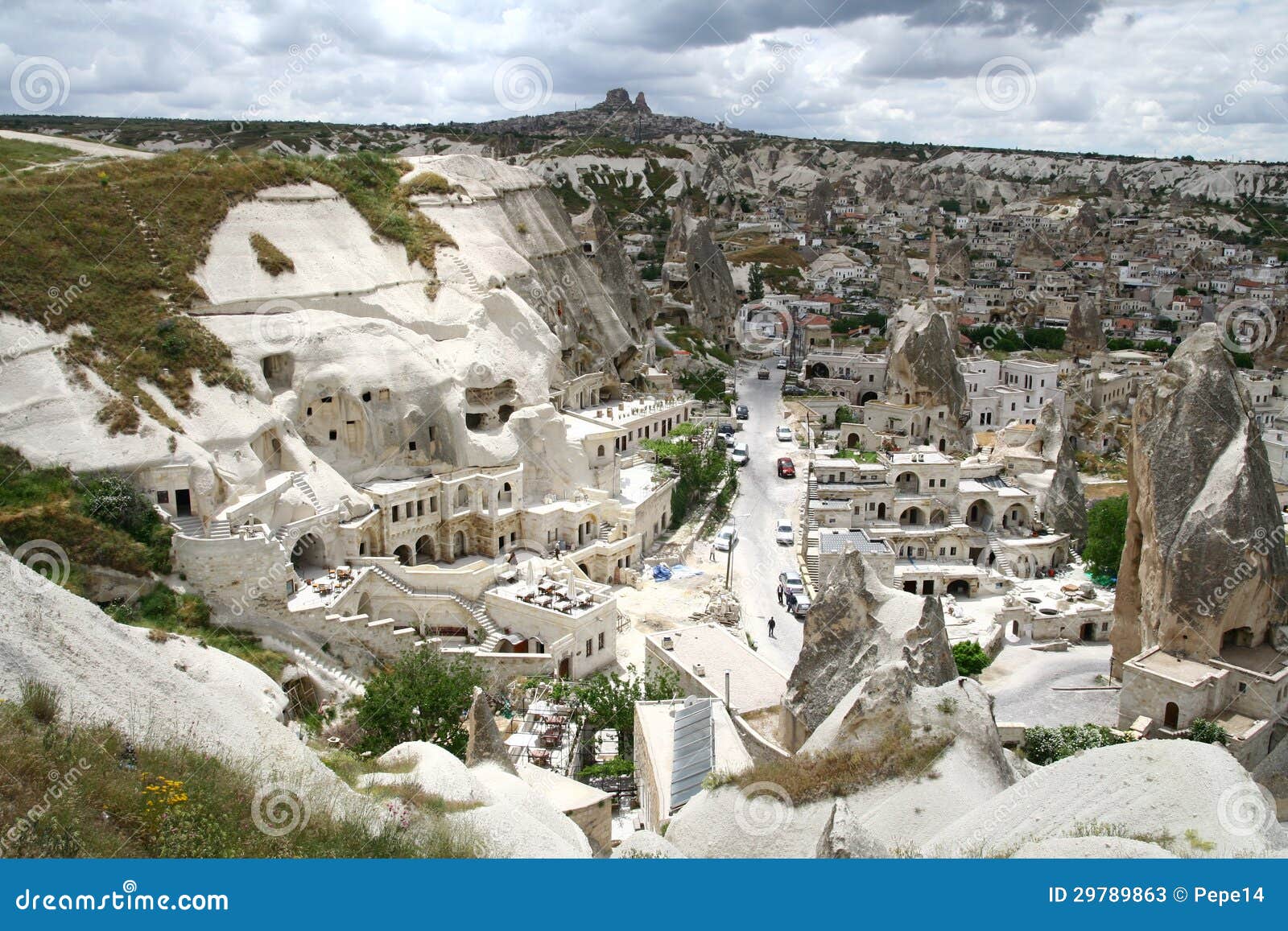 Cappadocia city landscape stock image. Image of bizarre - 29789863