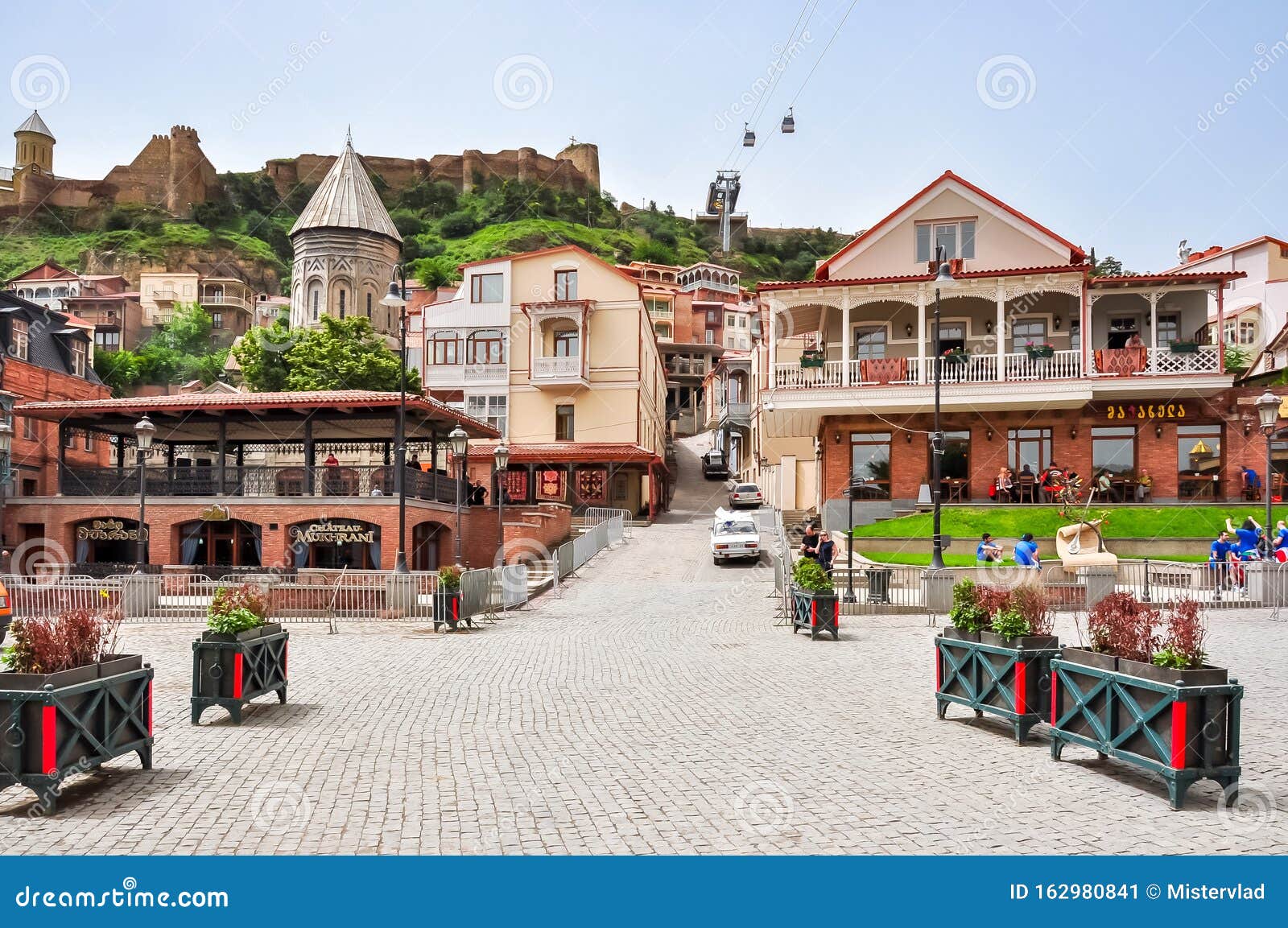Gorgasali Square in Old Tbilisi, Georgia Editorial Photo - Image of ...