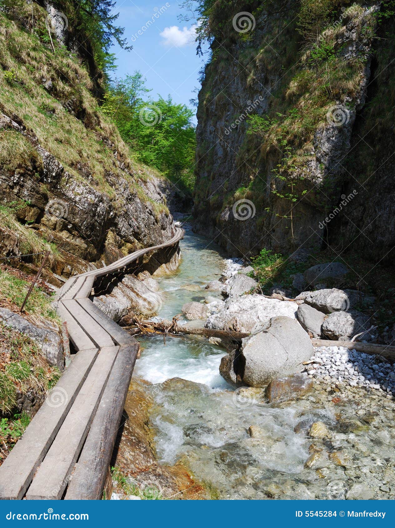 Gorge stock photo. Image of wild, idyll, countryside, country - 5545284