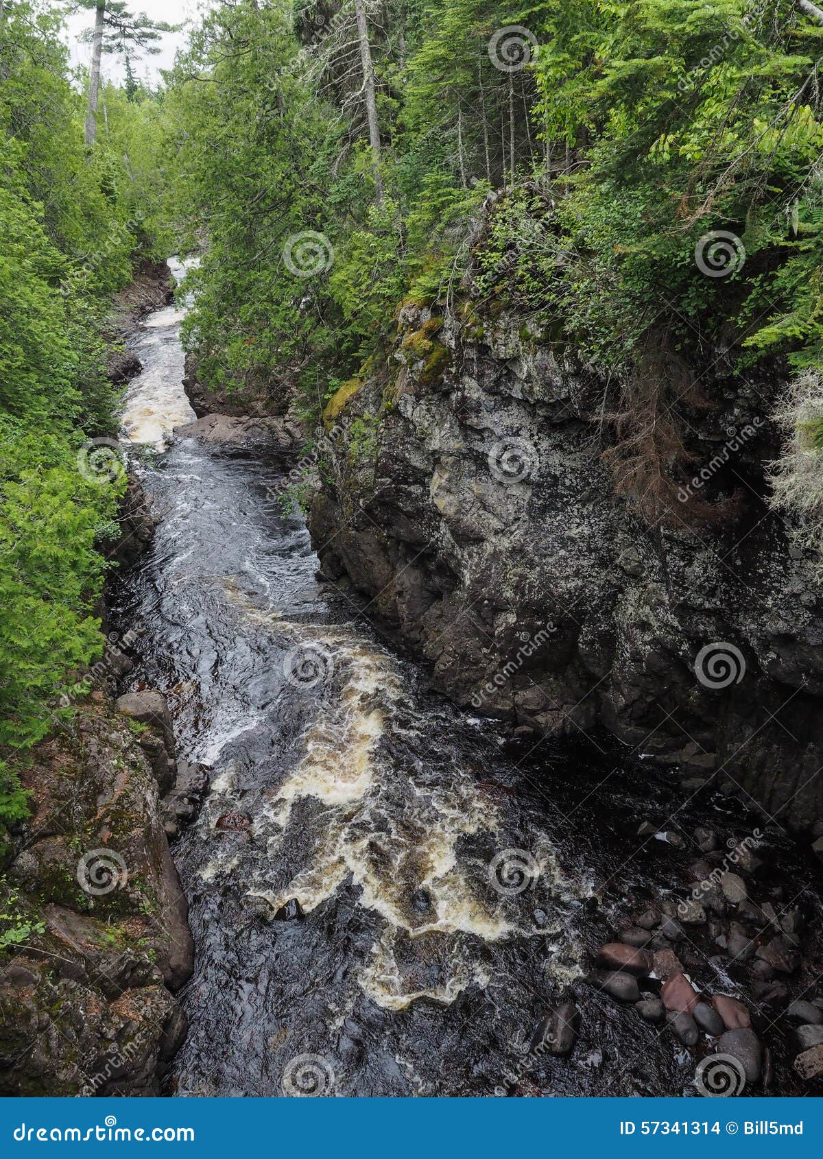 Gorge at Cascade River stock photo. Image of north, tourism - 57341314