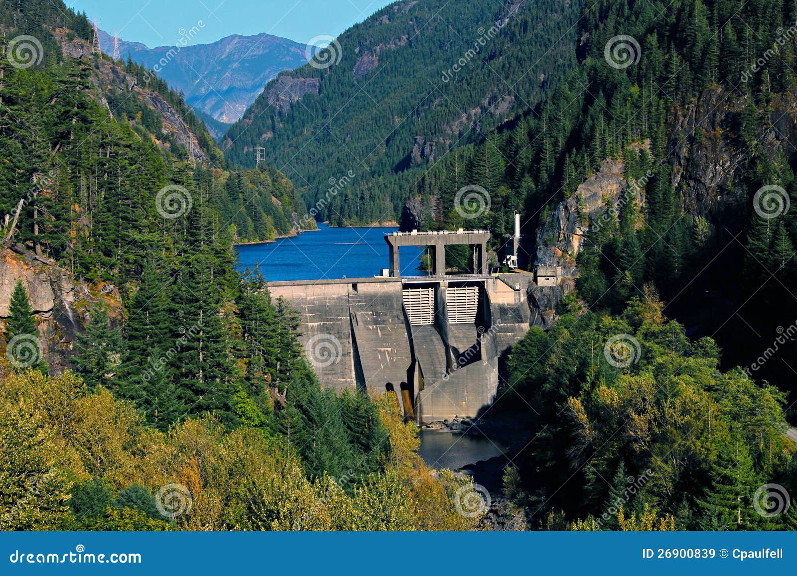 Gorge Dam, Washington stock image. Image of park, northwest - 26900839