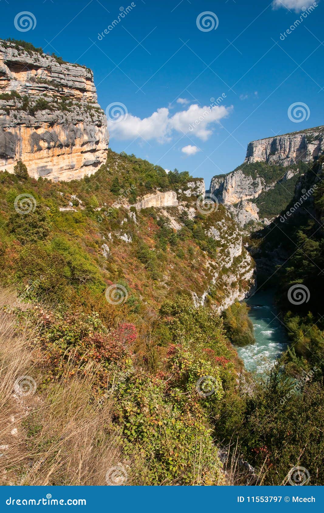 Gorge du Verdon stock image. Image of france, summer - 11553797