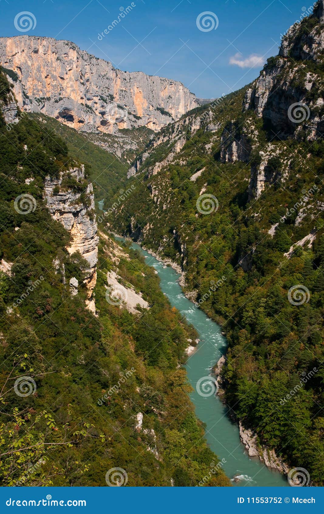 Gorge Du Verdon in Frankreich Stockfoto - Bild von berg, schlucht: 11553752