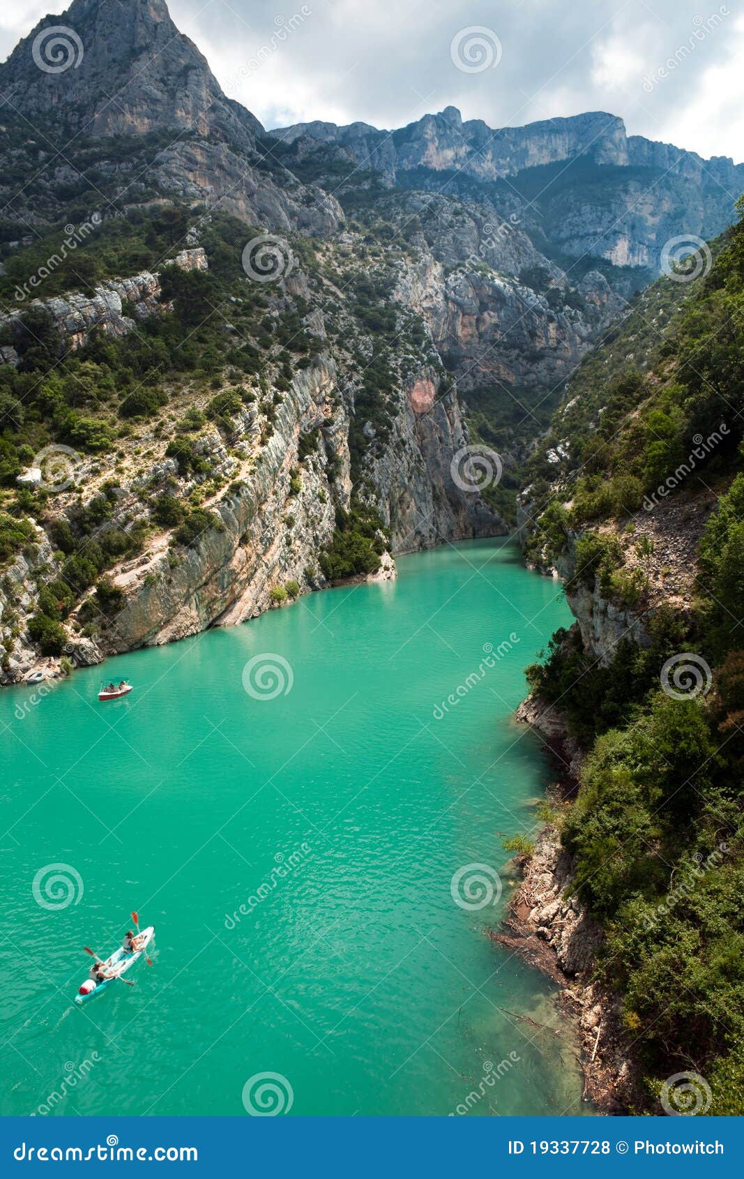 Gorge Du Verdon in Provence Stock Photo - Image of river, france: 19337728