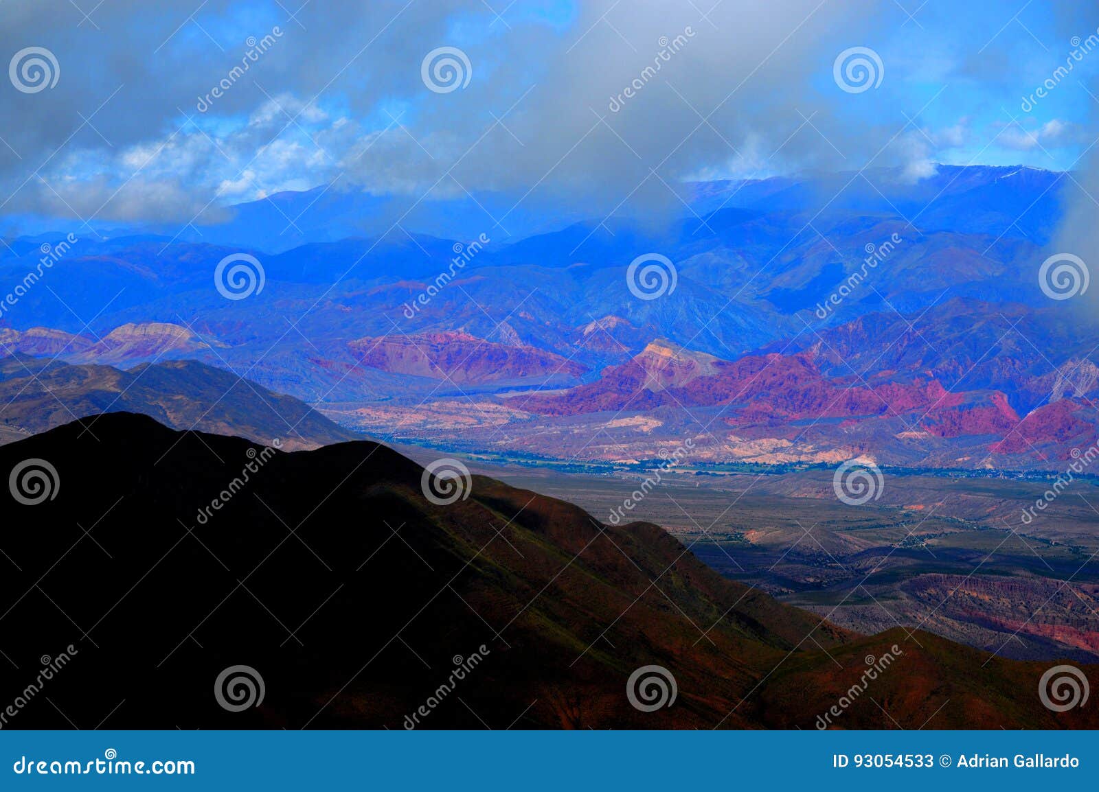 The Gorge of Humahuaca stock image. Image of andes, magical - 93054533
