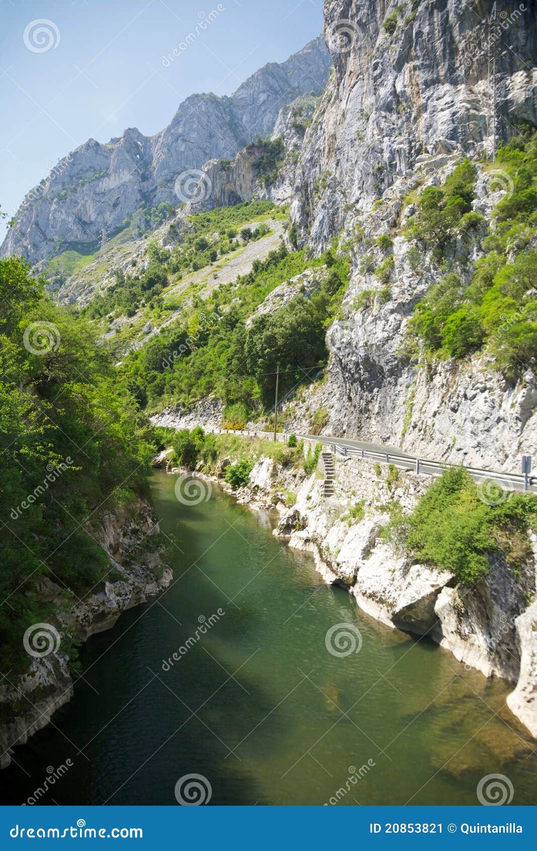 Gorge Los Beyos stock image. Image of country, curve - 20853821