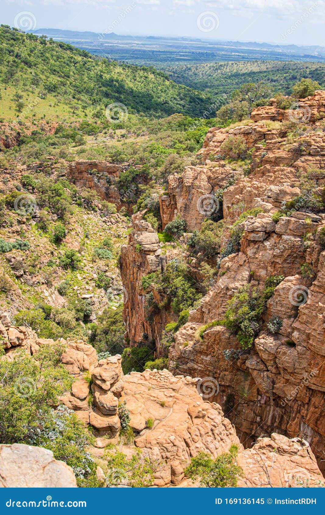 A Gorge in the Magaliesberg Range Stock Image - Image of range ...