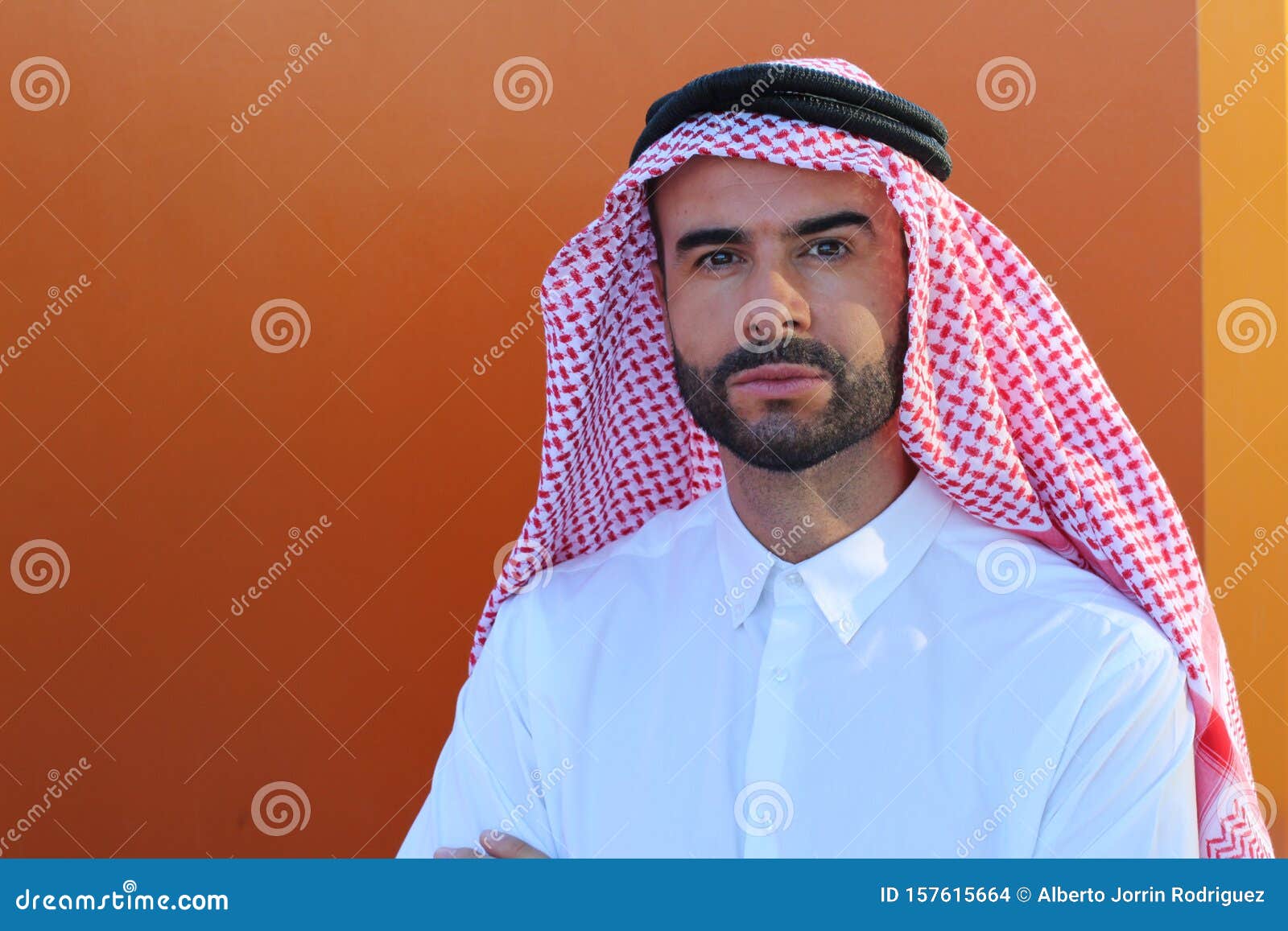 Gorgeous Arabic Businessman Studio Shot Stock Photo - Image of ...