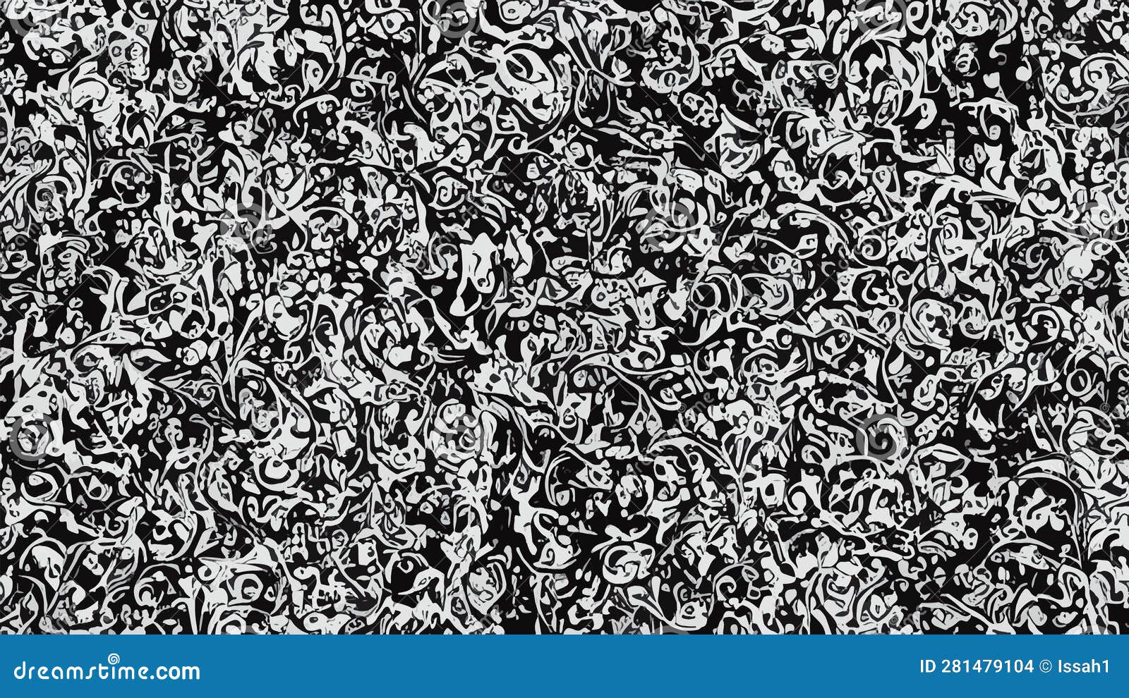 Gorgeous Black and White Abstract Solid Wall Pattern Stock Vector ...