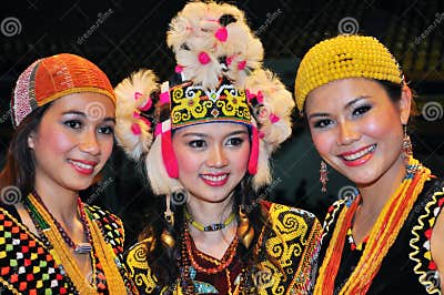 Borneo Women Beauties editorial image. Image of cute, indigenous - 5529840