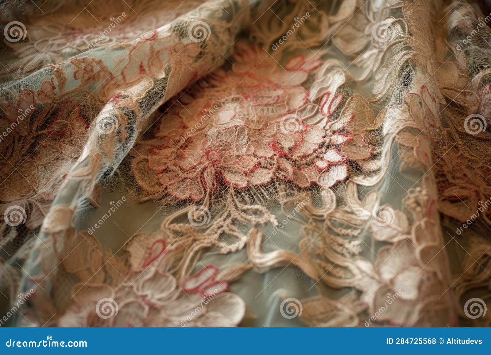 Gorgeous Fabric Texture, with Intricate and Delicate Weave Stock ...