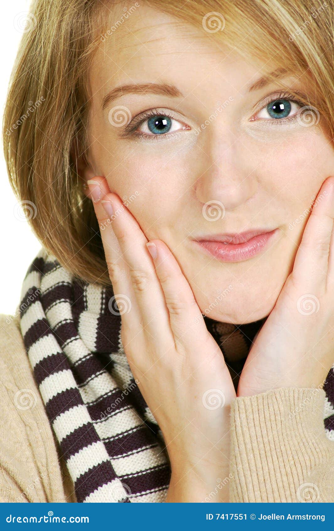 Gorgeous Fresh Face stock image. Image of blond, sweet - 7417551