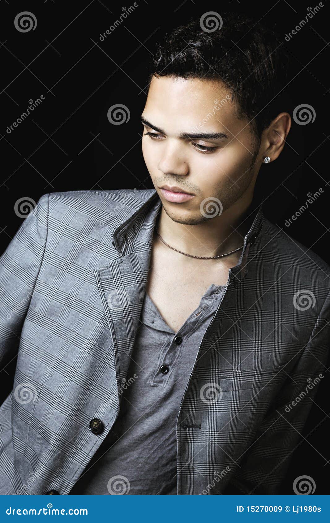 Gorgeous man stock image. Image of soft, person, dramatic - 15270009